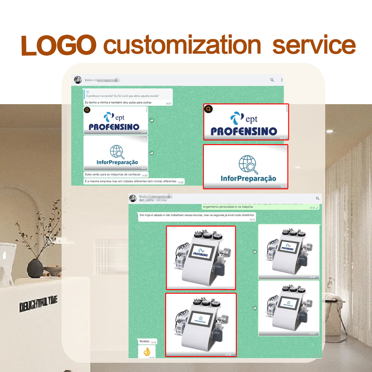 Customized LOGO service – Sanwei Beauty